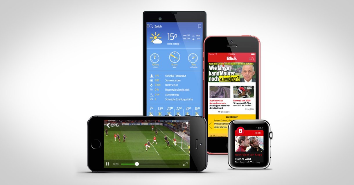 Blick News App: Hybride Lösung für Smartphone & Watch | Neofonie